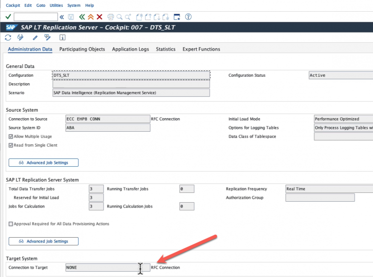 Replicating Table Data From An Sap Ecc System With Sap Datasphere Using