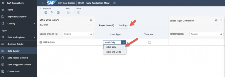 Replicating table data from an SAP ECC system with SAP Datasphere using Replication Flows – Data ...